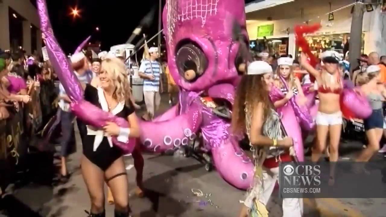 Fantasy Fest parade in the Key West, Fla.