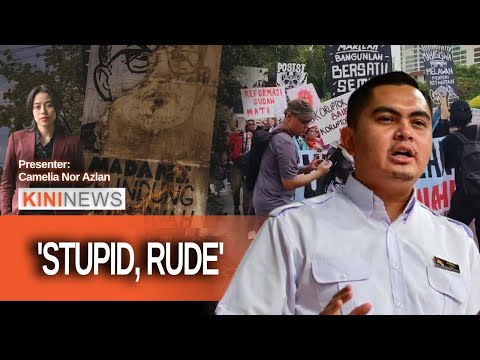 #KiniNews: Akmal slams protesters who burned PM's image; Protester agrees to debate