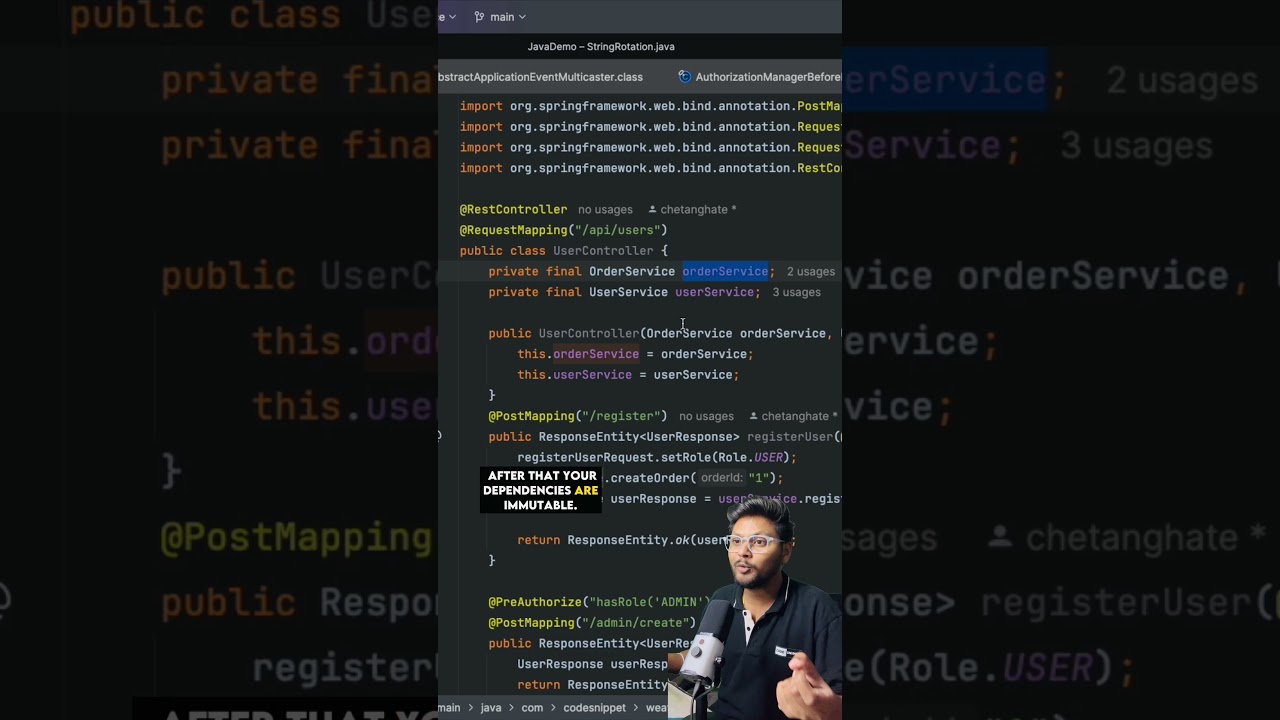 Field Vs Constructor Injection ✅ Why Constructor Injection Is Recommended 🤔 #java #programming