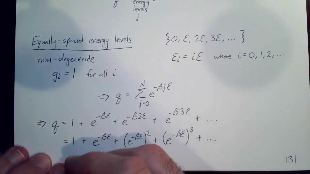 13B: The Partition Function