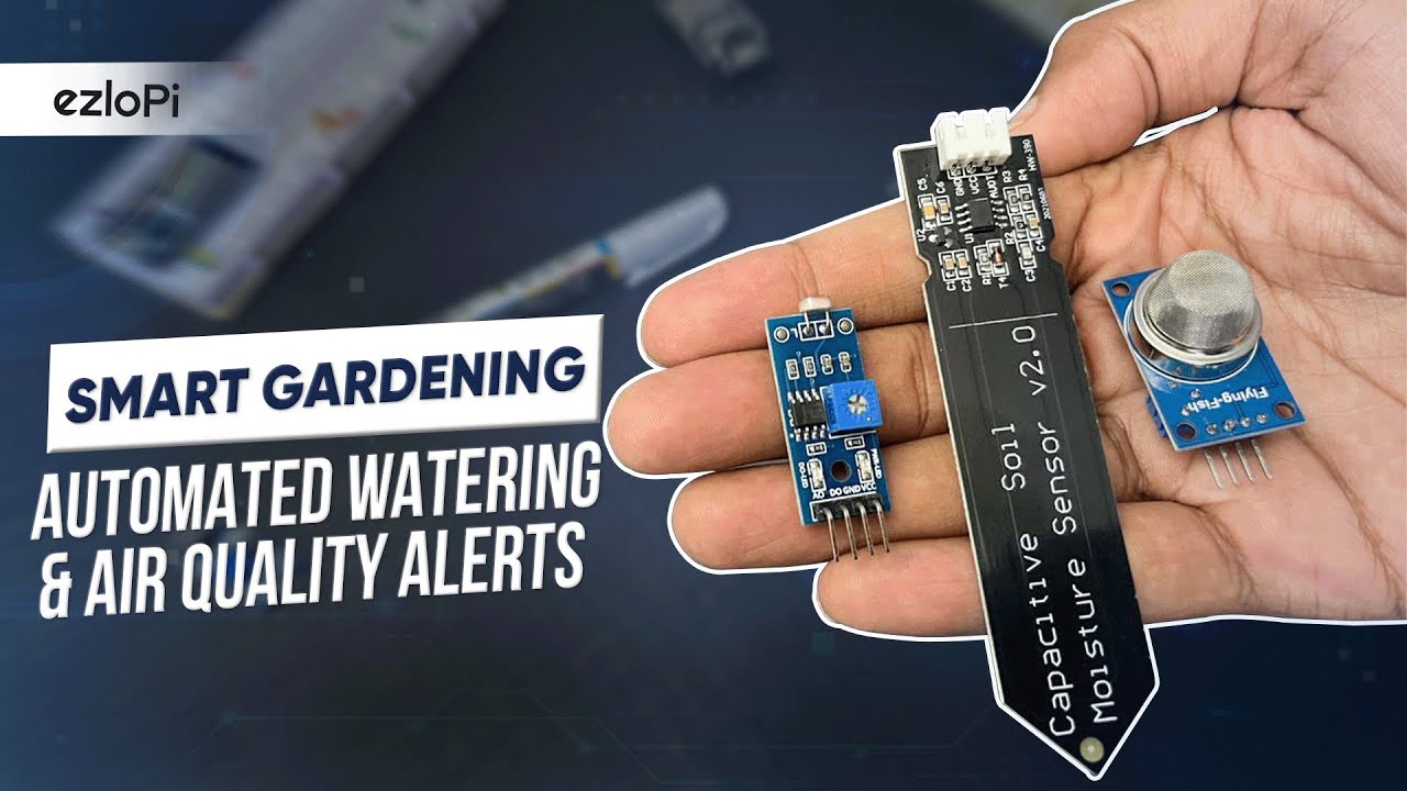 Smart Gardening Automated Watering & Air Quality Alerts - EzloPi - Ezlo ...