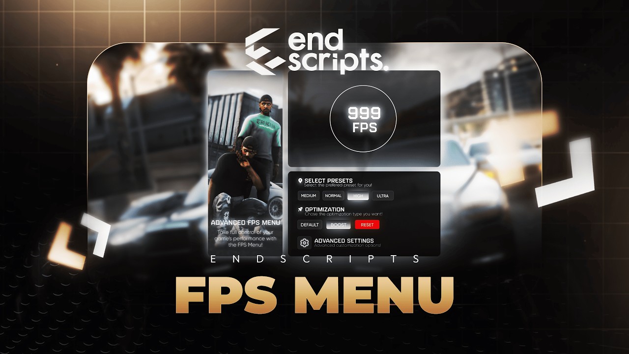 END Scripts Advanced FPS Menu | endscripts.tebex.io