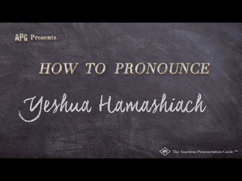 How to Pronounce Yeshua Hamashiach (Real Life Examples!)