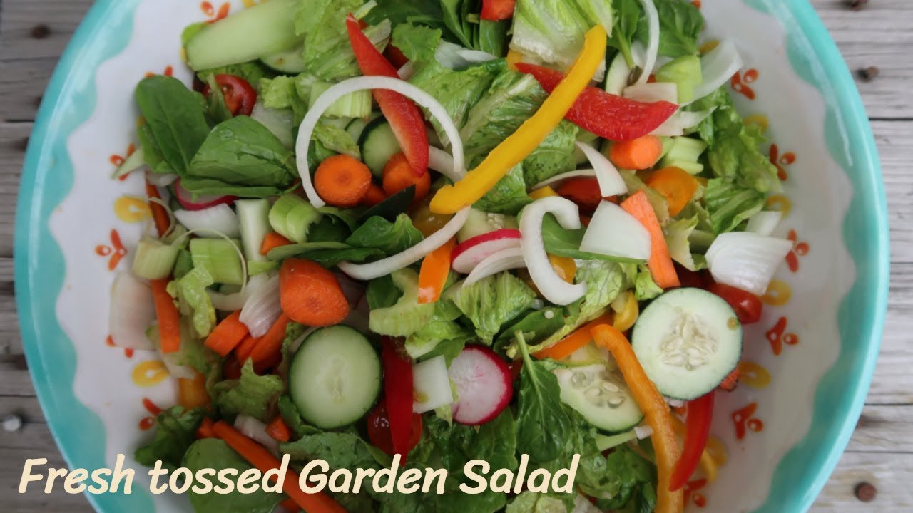 Fresh Tossed Garden Salad | Hand Chopped