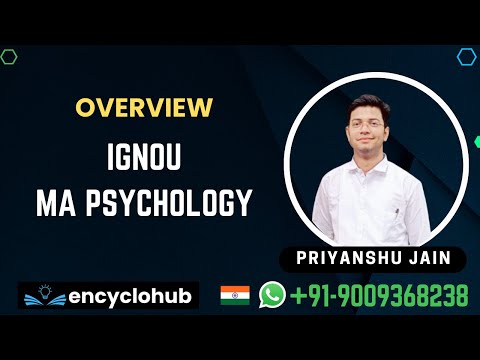 IGNOU MA PSYCHOLOGY Overview, Fees, Duration, Eligibility