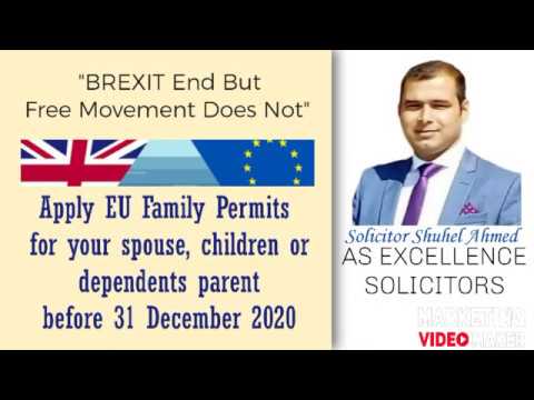 Can EU citizens or EU Family members come to the UK After BREXIT?