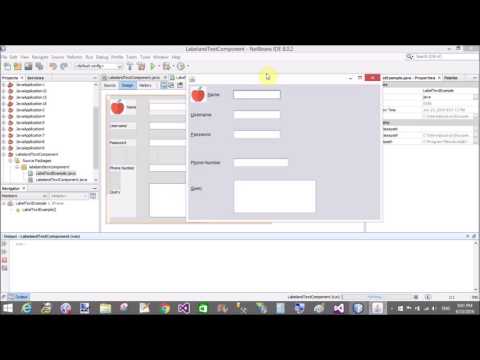 Label and Text Components in JAVA Swing With Example
