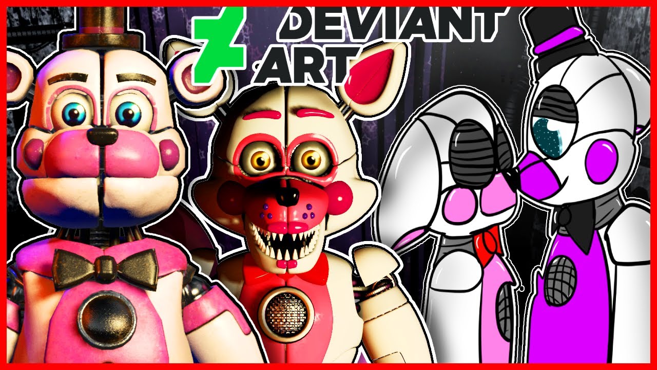 funtime freddy and funtime foxy go on deviantart!
