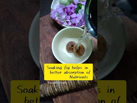 should you soak fig before eating? fig fruit benefits abound #shortsfeed
