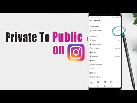 How To Change Instagram Profile From Private To Public