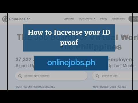How to increase your ID proof onlinejobs.ph