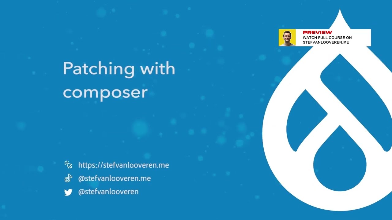 2/13 Patching a module in Drupal (preview)