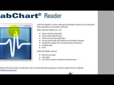 An Introduction to ADInstruments LabChart Reader