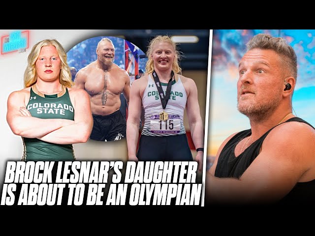 Pat McAfee congratulates Brock Lesnar and his family: "Congratulations ...