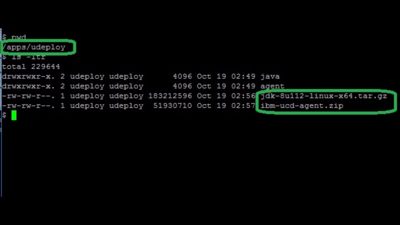 IBM UrbanCode Deploy (udeploy) agent install tutorial
