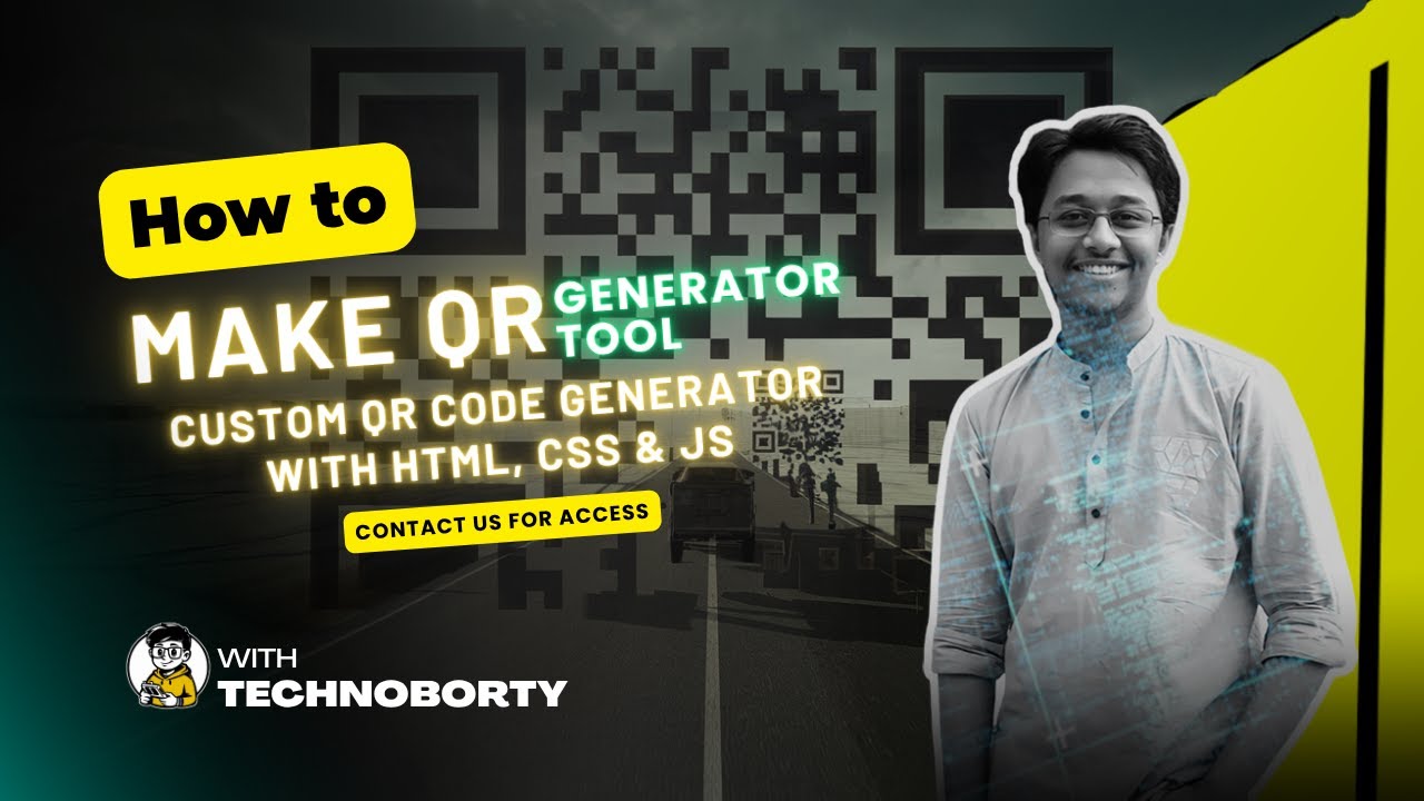 How to Make a Custom QR Code Generator with HTML, CSS & JavaScript