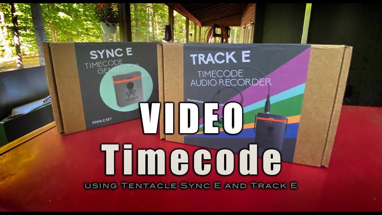 Timecode Video and Audio with Tentacle Sync E and Track E
