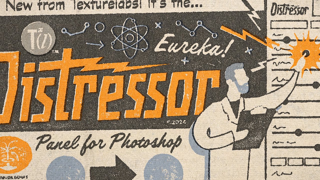 New Texturelabs Plugin for Photoshop // All-in-One Vintage Effects Panel!