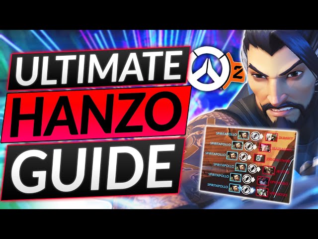Best crosshair and DPI settings for Hanzo in Overwatch 2