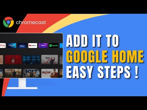 How to Add Chromecast to Google Home !