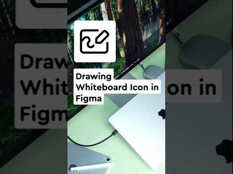 How to Draw Whiteboard Icon in Figma - #figmatutorial
