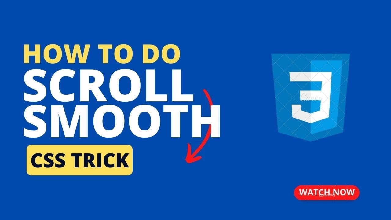 Scroll smooth | CSS | Trick