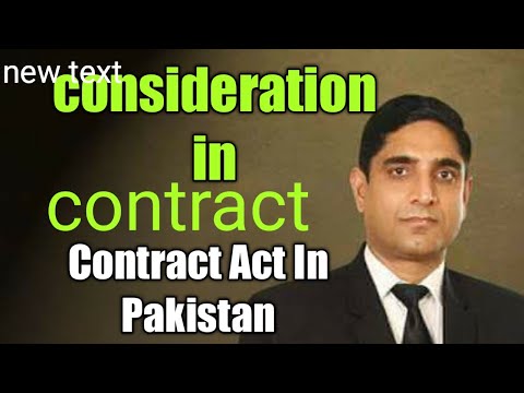 What is consideration in Hindi/urdu/ consideration in contract law/