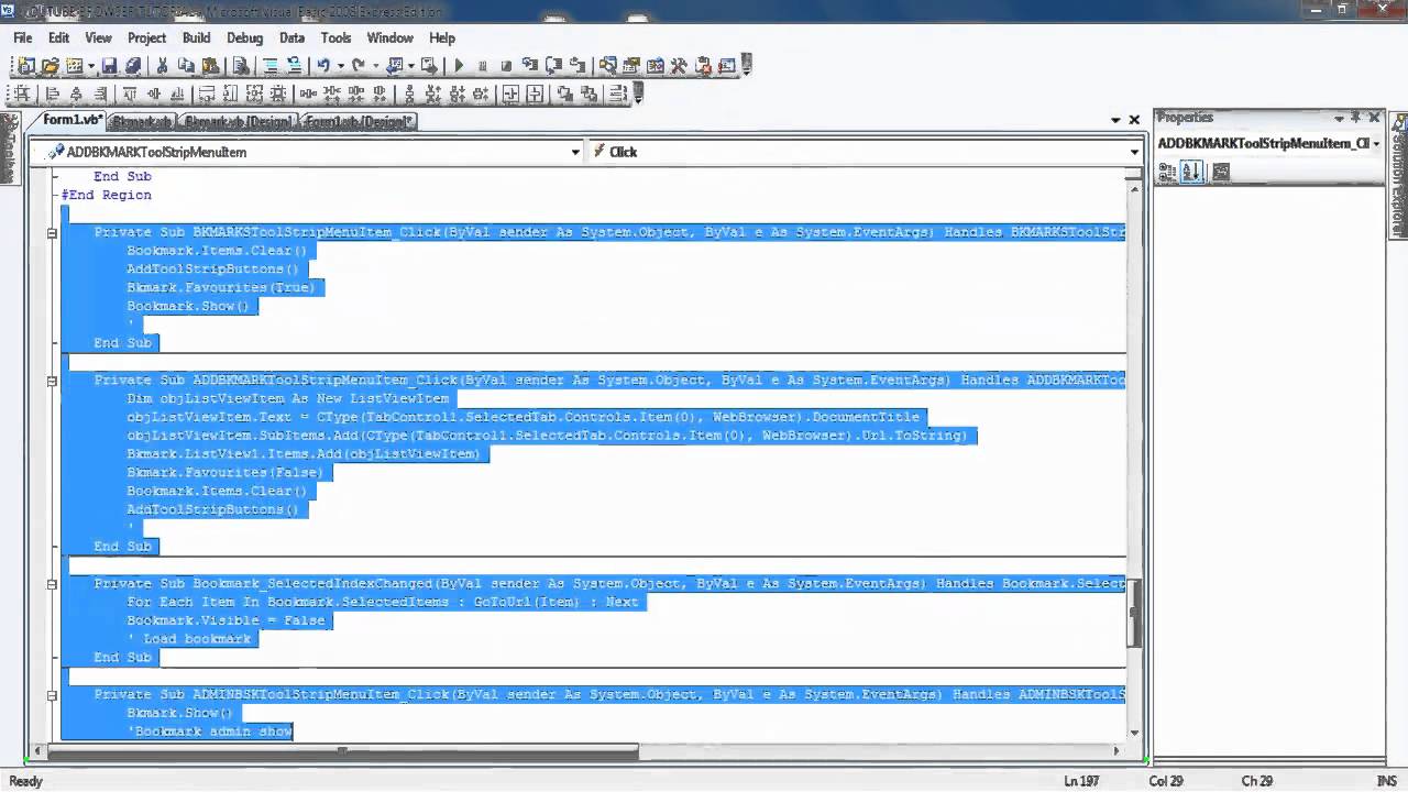 Visual Basic 2008/2010 - Webbrowser with Bookmark function [GUIDE]