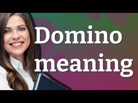 Domino | meaning of Domino