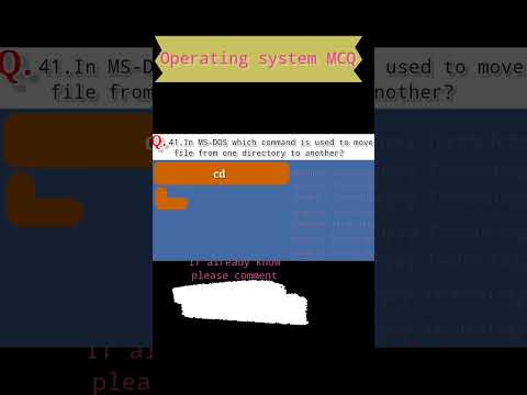 in MS word which command is used to move file from one directory to another directory ?