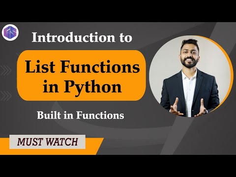 Lec-22: List Functions In Python ๐ | Built in Functions Python ๐