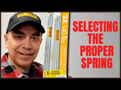 How to Choose the Right Replacement Garage Door Spring: Weight of Door