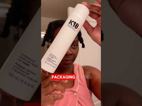 K18 Wash Day 4C Hair using K18 Molecular Hair Mask K18 Peptide Prep K18 Professional Molecular Mist