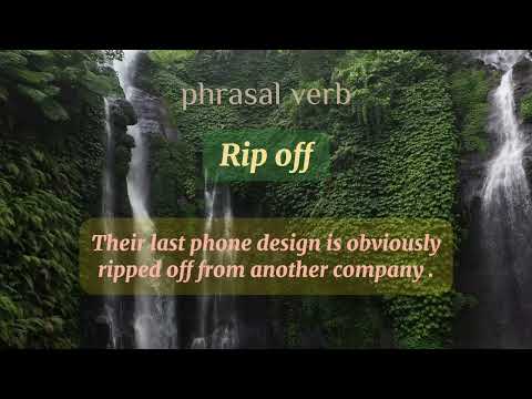Phrasal verb/ Rip off : Meaning and Examples ππβπΊπΈ