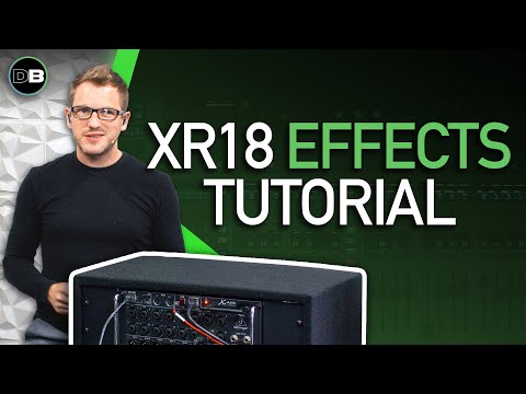 Using Insert Effects on the Behringer XR18 - Behringer XR18 Effects Tutorial
