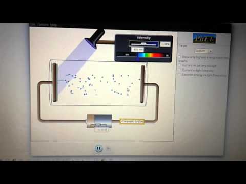 Photoelectric effect 3: stopping voltage