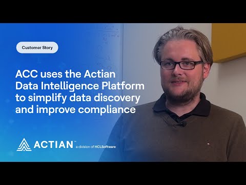 ACC uses the Actian Data Intelligence Platform to simplify data discovery and improve compliance