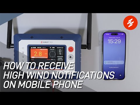 WindPro: How to Receive High Wind Notifications on Mobile Phone