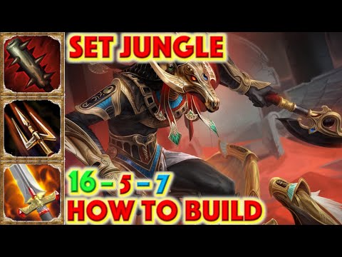 SMITE HOW TO BUILD SET - Set Jungle Build + How To + Guide (Season 7 Conquest) 2020 Set Kinda Smacks