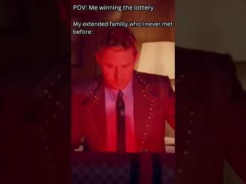 POV: Relatives after you win the lottery (meme) #memes #youtubeshorts #ryangosling