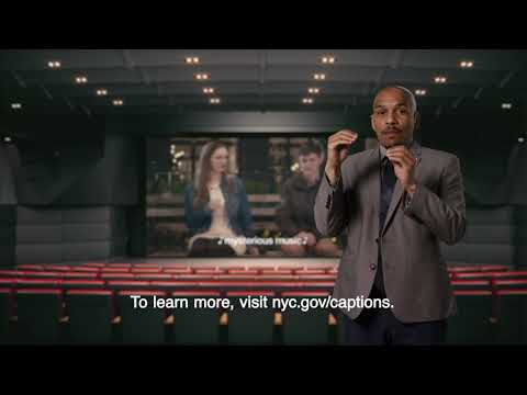 Official NYC PSA about Open Captions at Movie Theaters