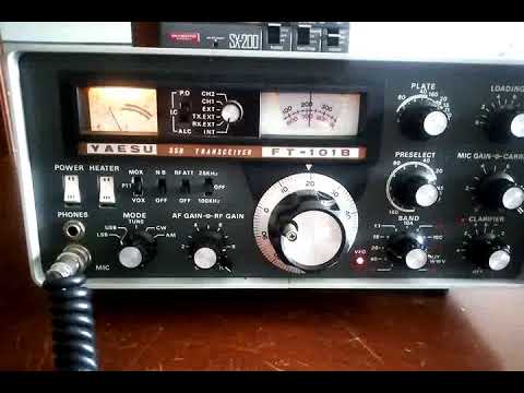 Yaesu FT-101B. test RadioHamIt