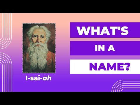 How Names in the Book of Isaiah Testify of Christ!