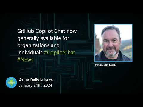 GitHub Copilot Chat and MySQL - Azure Daily Minute Podcast - 24-JAN-2024