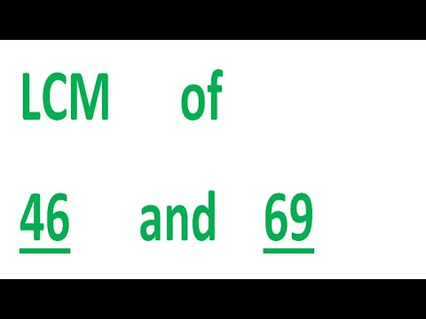 LCM of 46 and 69