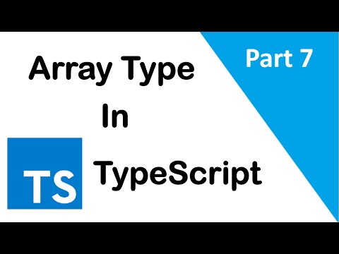 #7, Array Type in TypeScript