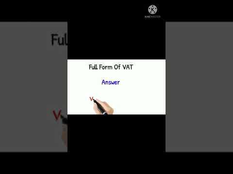 Full Form Of VAT