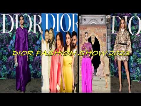 Dior Fashion Show 2023 | Celebrities | Gateway Of India Mumbai | Bollywood Stars #dior #fashion #yt