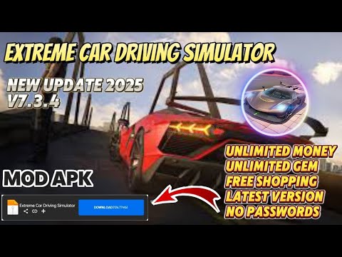 Extreme Car Driving Simulator Mod Apk v7.3.4 Unlimited Money Unlimited Gem TERBARU 2025