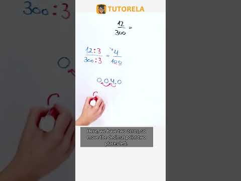 Simplify 12/300 to Its Simplest Form #Math #DecimalFractions-Basic
